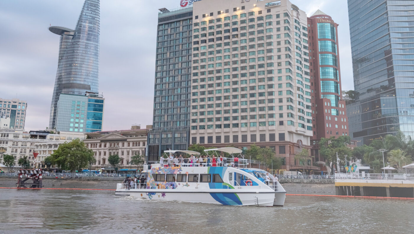 Sunset Experience on the Saigon River Sightseeing Boat - SAIGON WATER GO